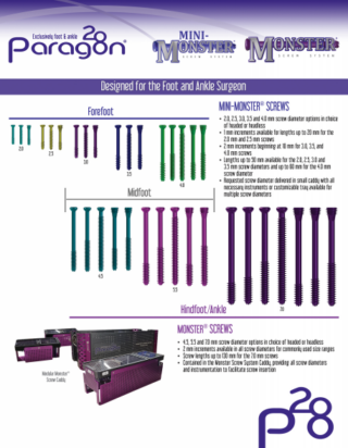 Mini-Monster® Screw System – Paragon 28