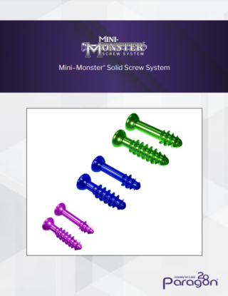 Mini-Monster® Screw System – Paragon 28