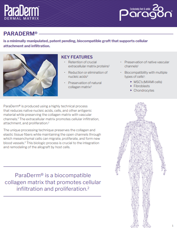 ParaDerm® Dermal Matrix - Paragon 28