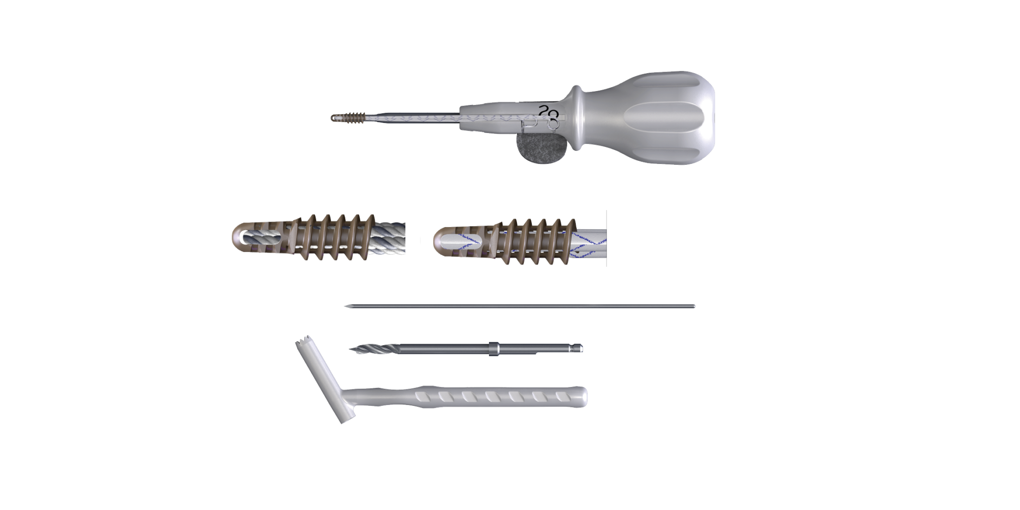 Grappler™ Suture Anchors - PEEK Acute - Paragon 28